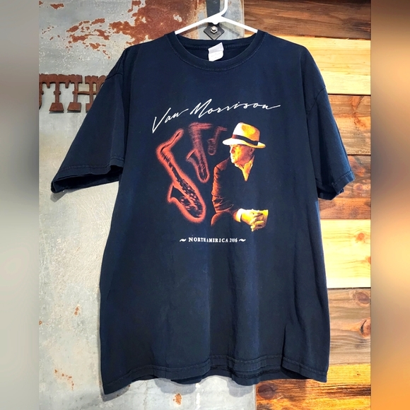 Gildan | Shirts | Vintage Van Morrison 206 Concert Tshirt Xl 00 Cotton ...